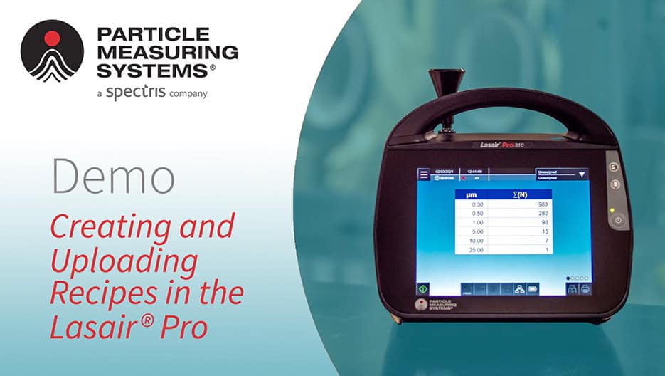 VIDEO: Lasair® Pro Airborne Particle Counter Demo - How to Create a ...